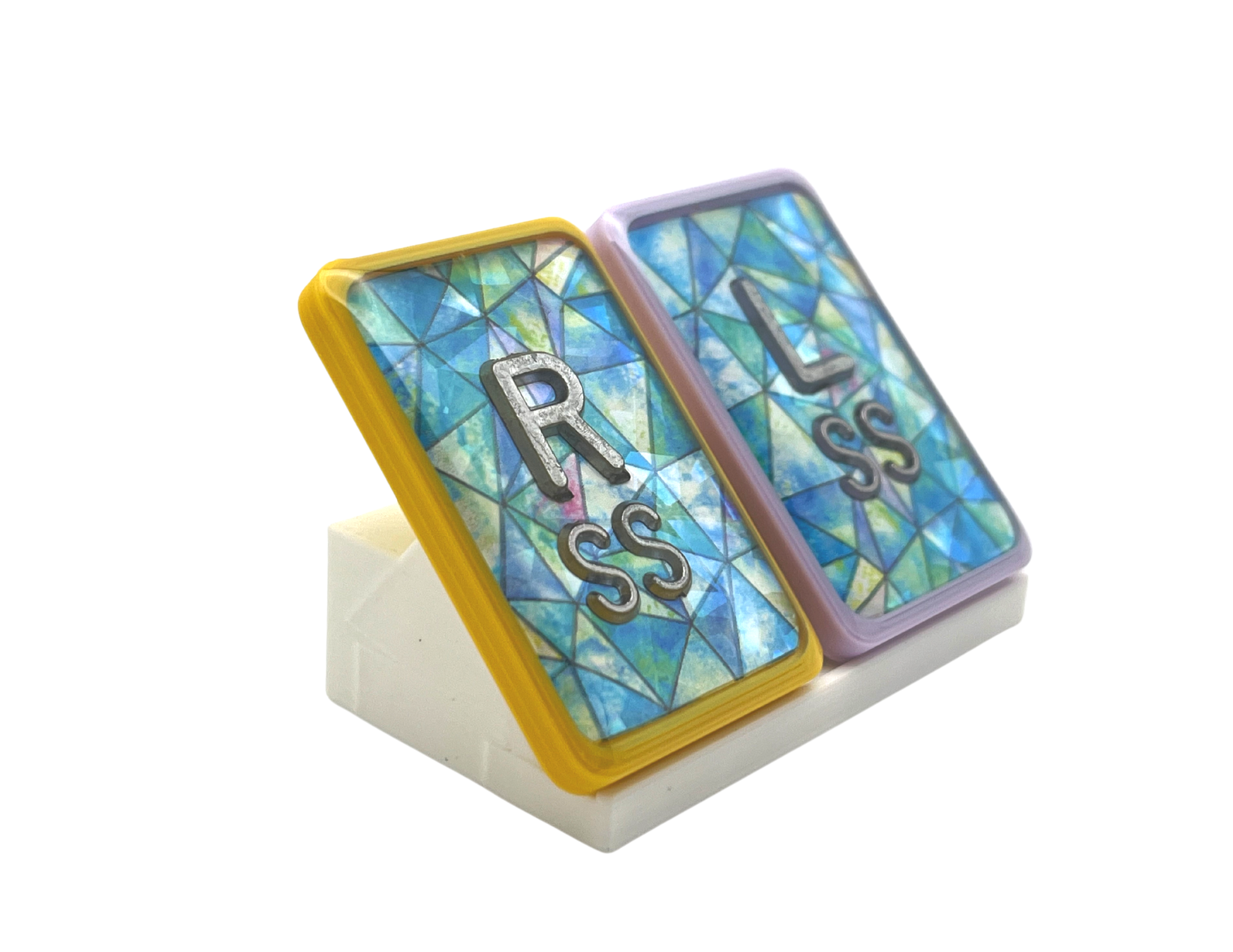 Radiology X-Ray Markers With Initials | Stained Glass | The Rad Mama Shop