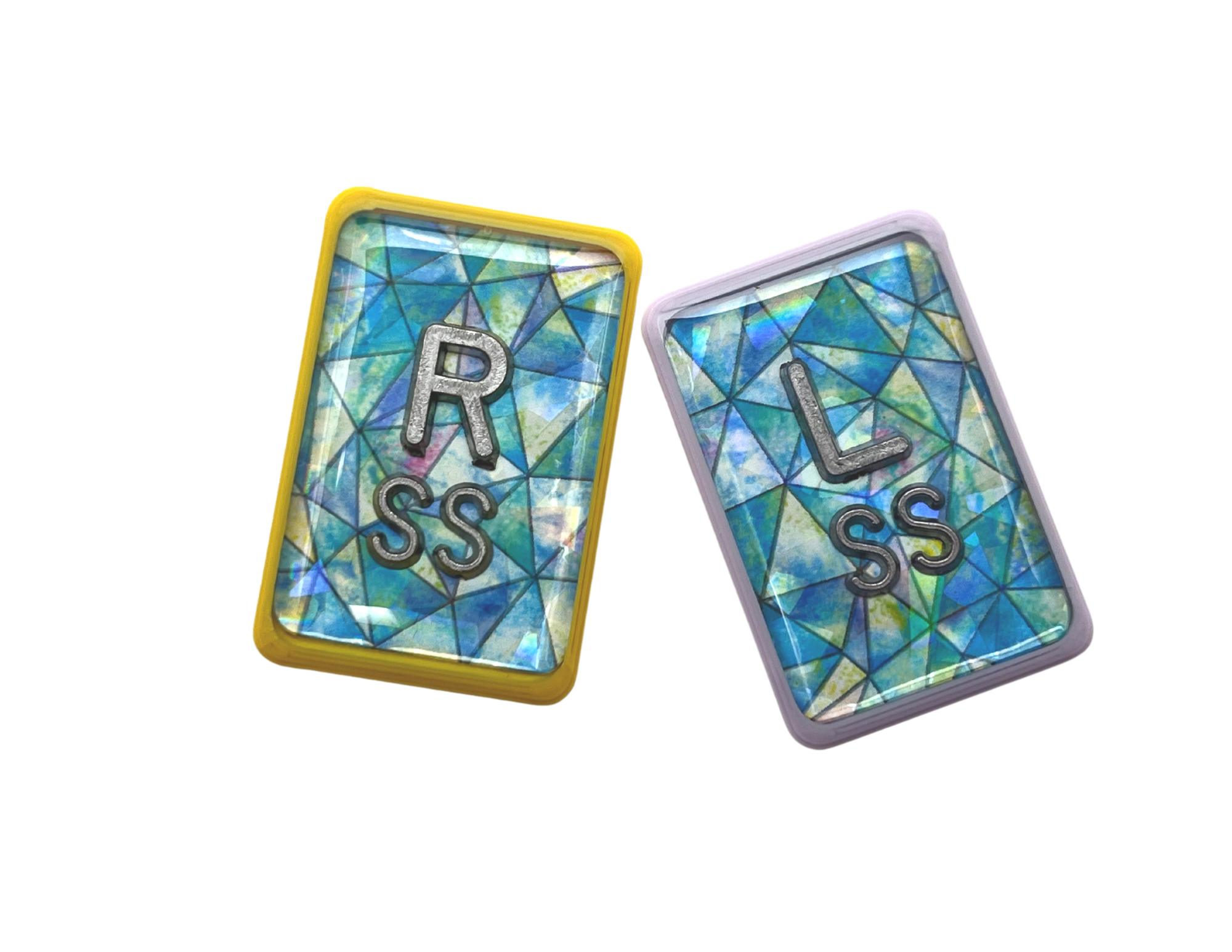 Radiology X-Ray Markers With Initials | Stained Glass | The Rad Mama Shop