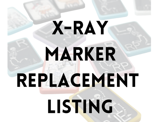 X-Ray Markers With Initials For Radiology Technologists – The Rad Mama Shop