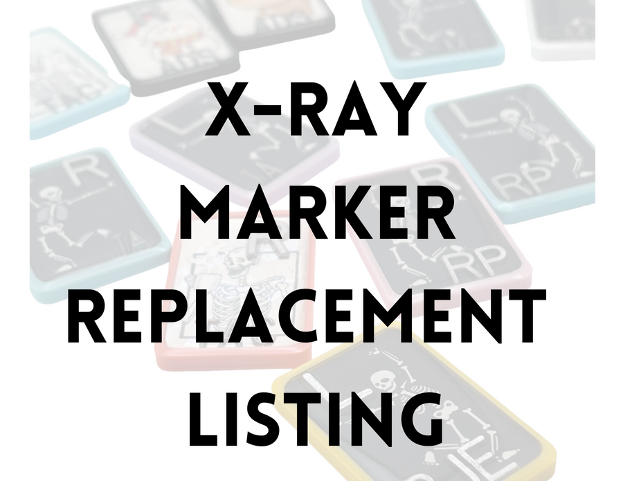 X-Ray Markers With Initials For Radiology Technologists – The Rad Mama Shop