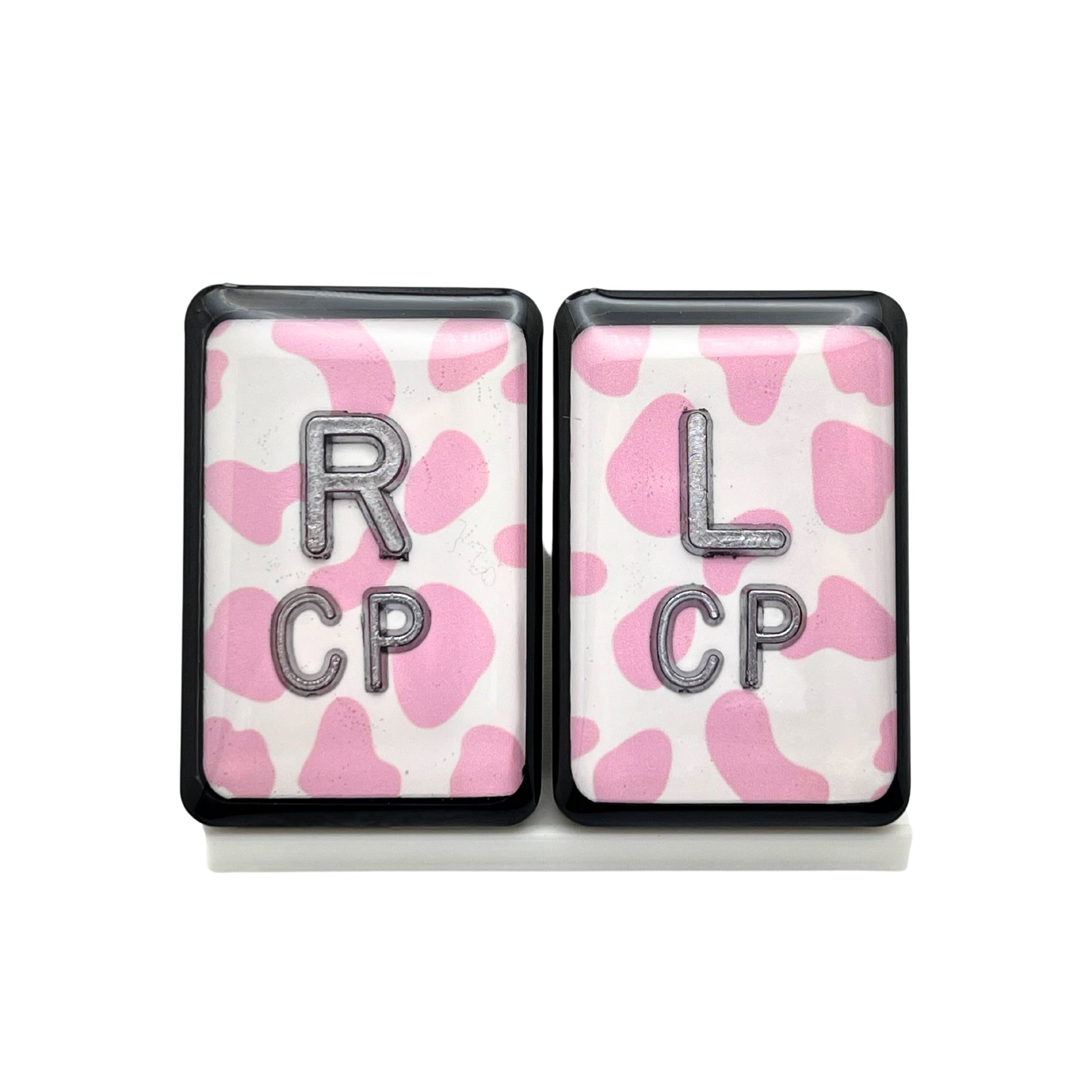 Radiology X-Ray Markers With Initials | Pink Cow Print| The Rad Mama Shop